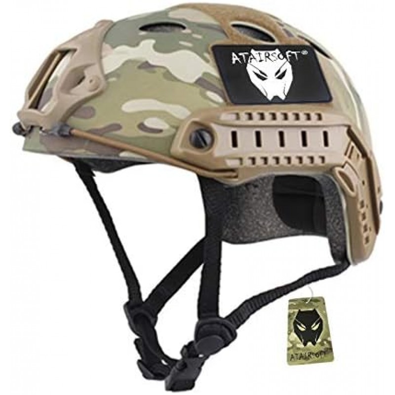 ATAirsoft PJ Type Tactical Fast Helmet Low Price Version Black